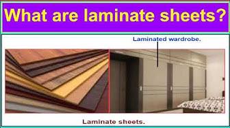 What are laminate sheets?